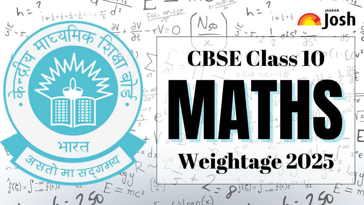 CBSE Class 10 Maths Weightage 2025: Check Chapter-wise Marks ... CBSE Class 10 Maths Weightage 2025: Check Chapter-wise Marks ...