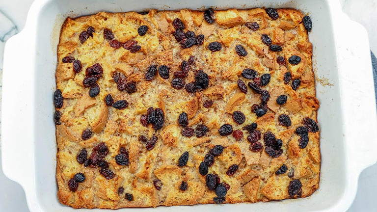 This Homestyle Bread Pudding Is A Decadent And Comforting Dessert