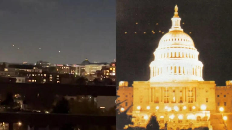 UFO sighting over Capitol Hill? Viral UFO lights snap sparks debate after Congress hearings on ...