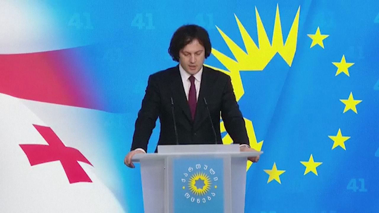 Anti-EU-Kurs: Georgien setzt Beitrittsgespräche bis Ende 2028 aus Anti-EU-Kurs: Georgien setzt Beitrittsgespräche bis Ende 2028 aus