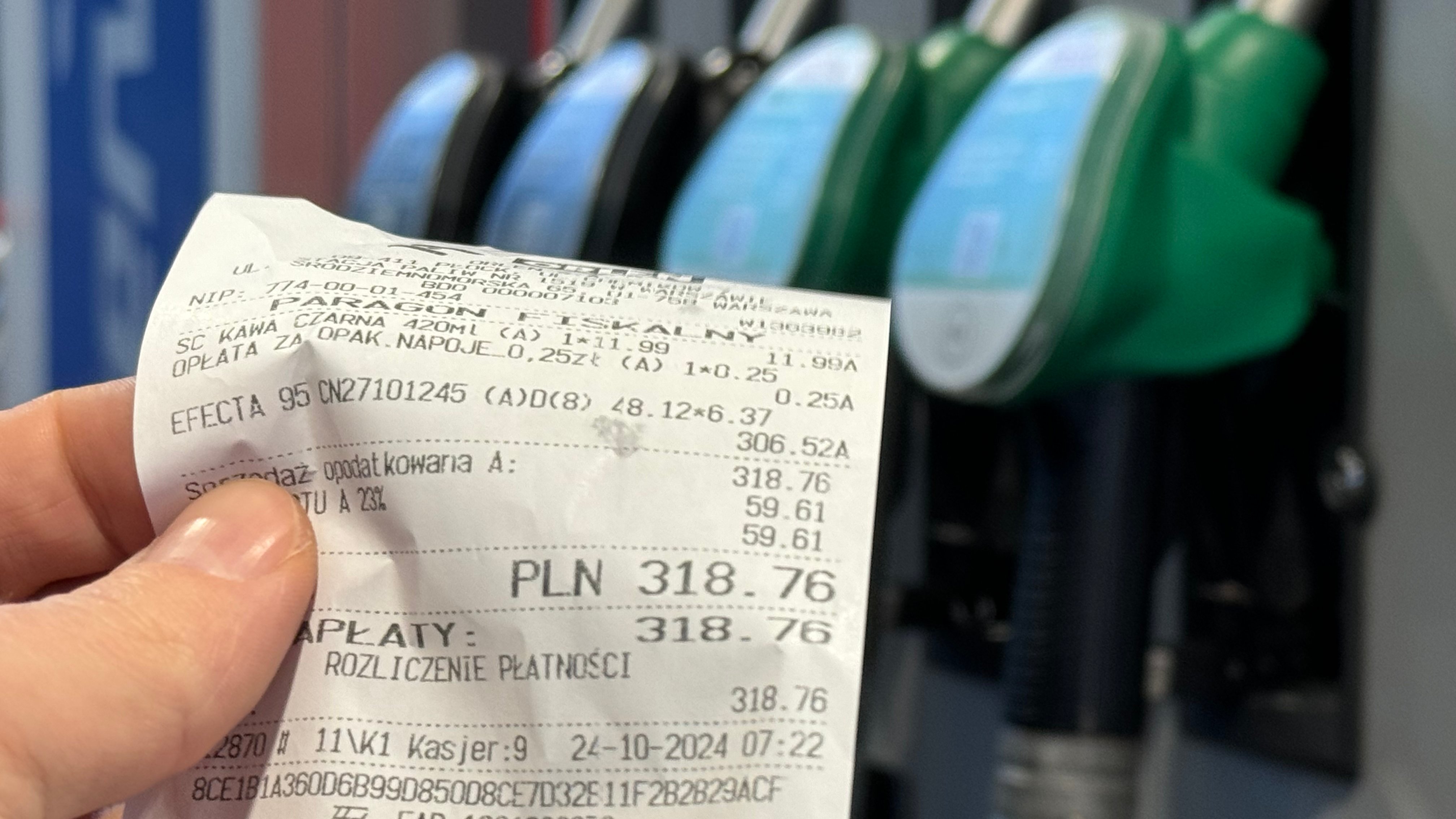 Orlen dziś zaczął. Przez najbliższe dwa miesiące patrz na paragon za ...