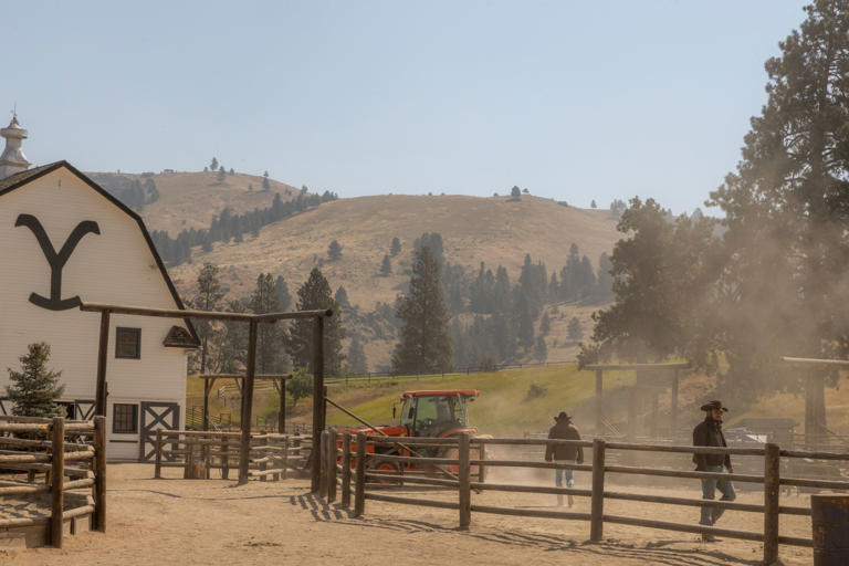 The true story behind the real-life Dutton ranch where Yellowstone is ...