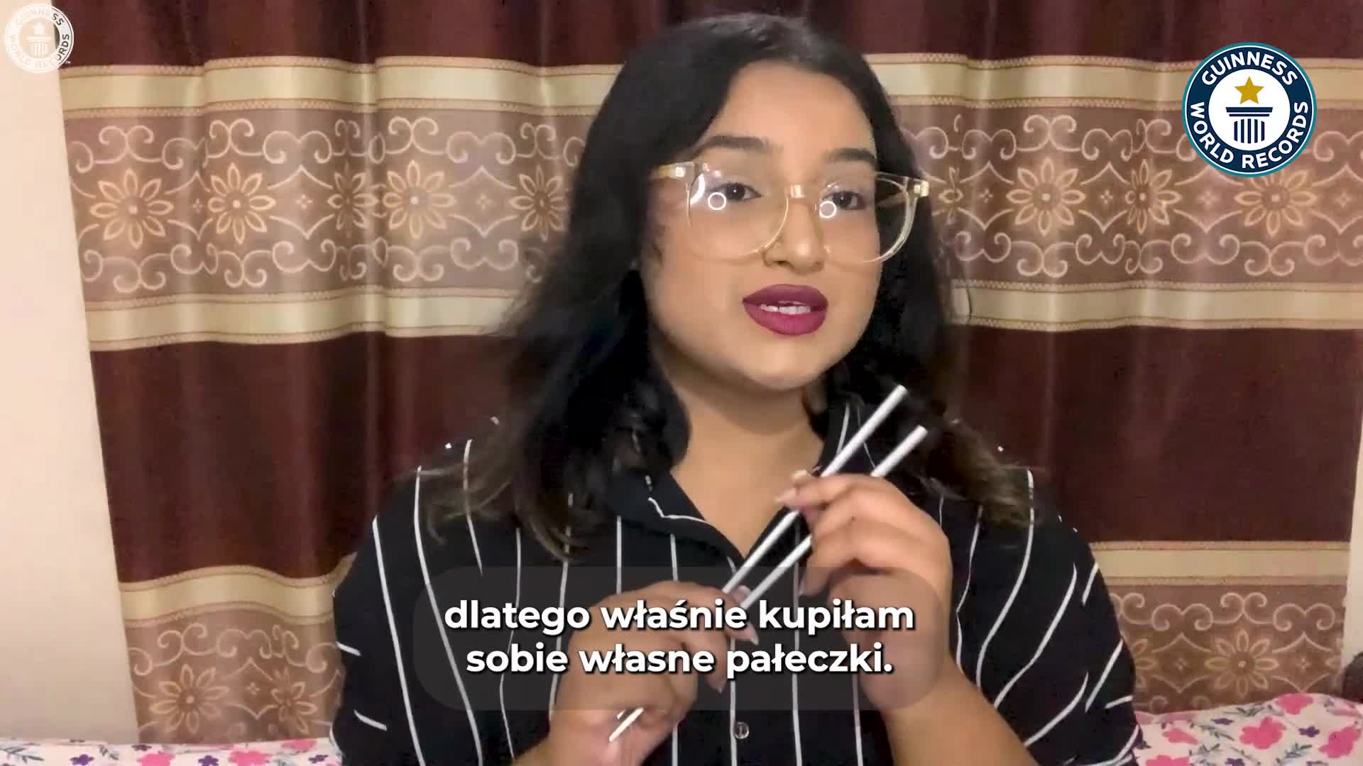 Sumaiya Khan ustanawia rekord największej liczby ziaren ryżu zjedzonych ...