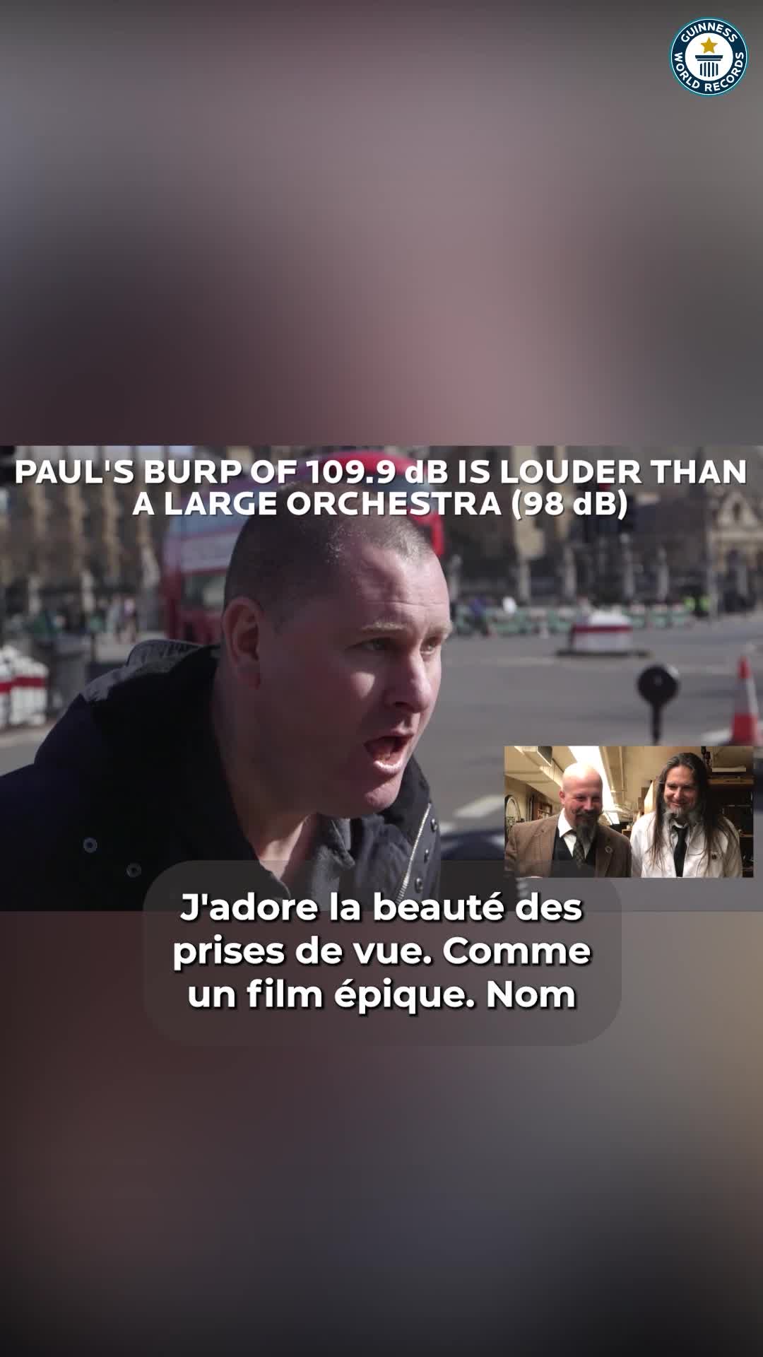 La science du rot, le défi du rot le plus bruyant du monde