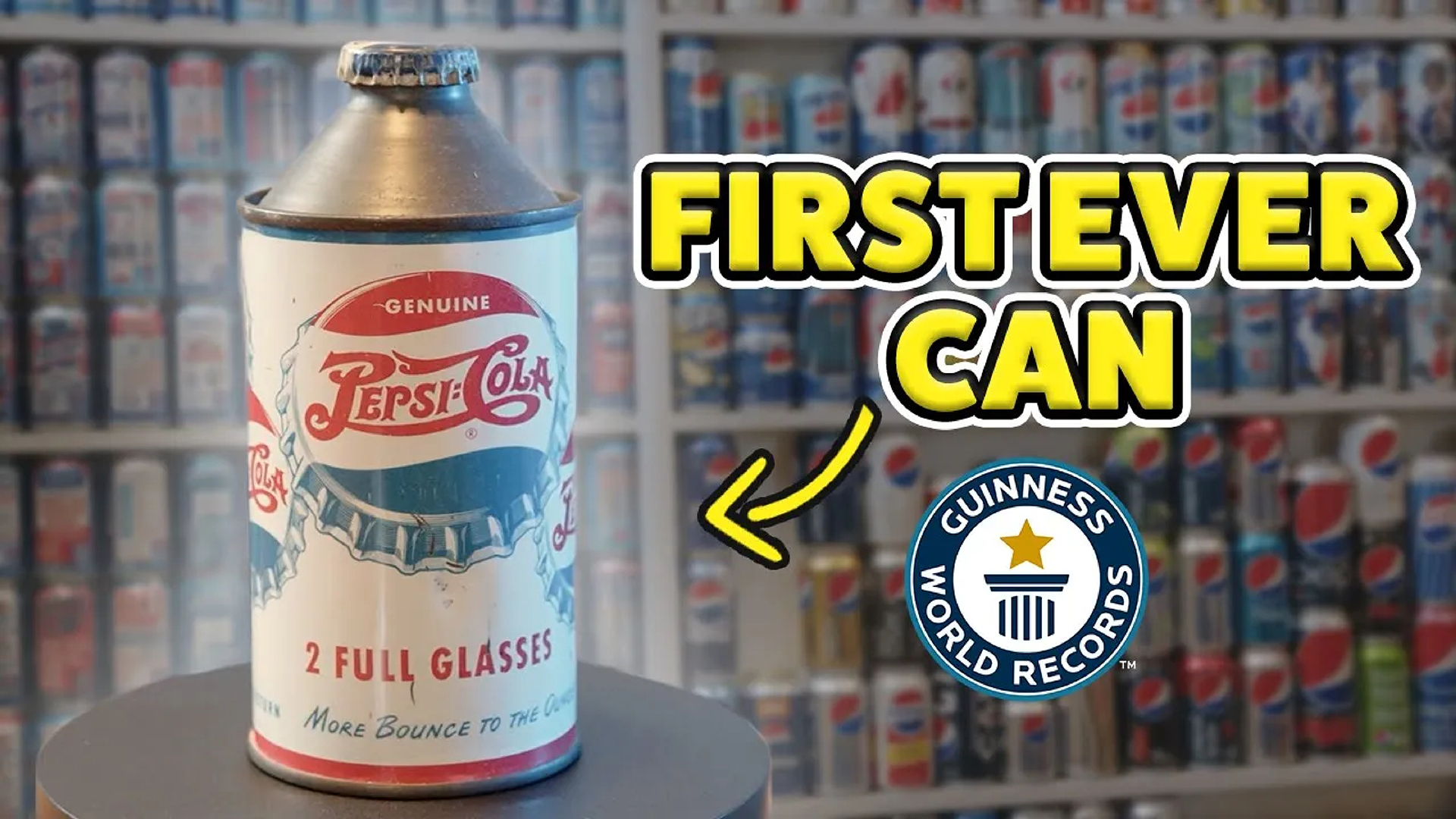 Christian Cavaletti, o rei dos coleccionadores de latas de Pepsi