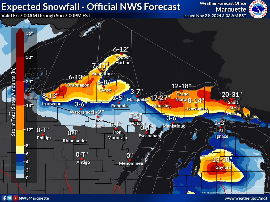 Michigan snowfall predictions: See how much your area could get during ... Michigan snowfall predictions: See how much your area could get during ...