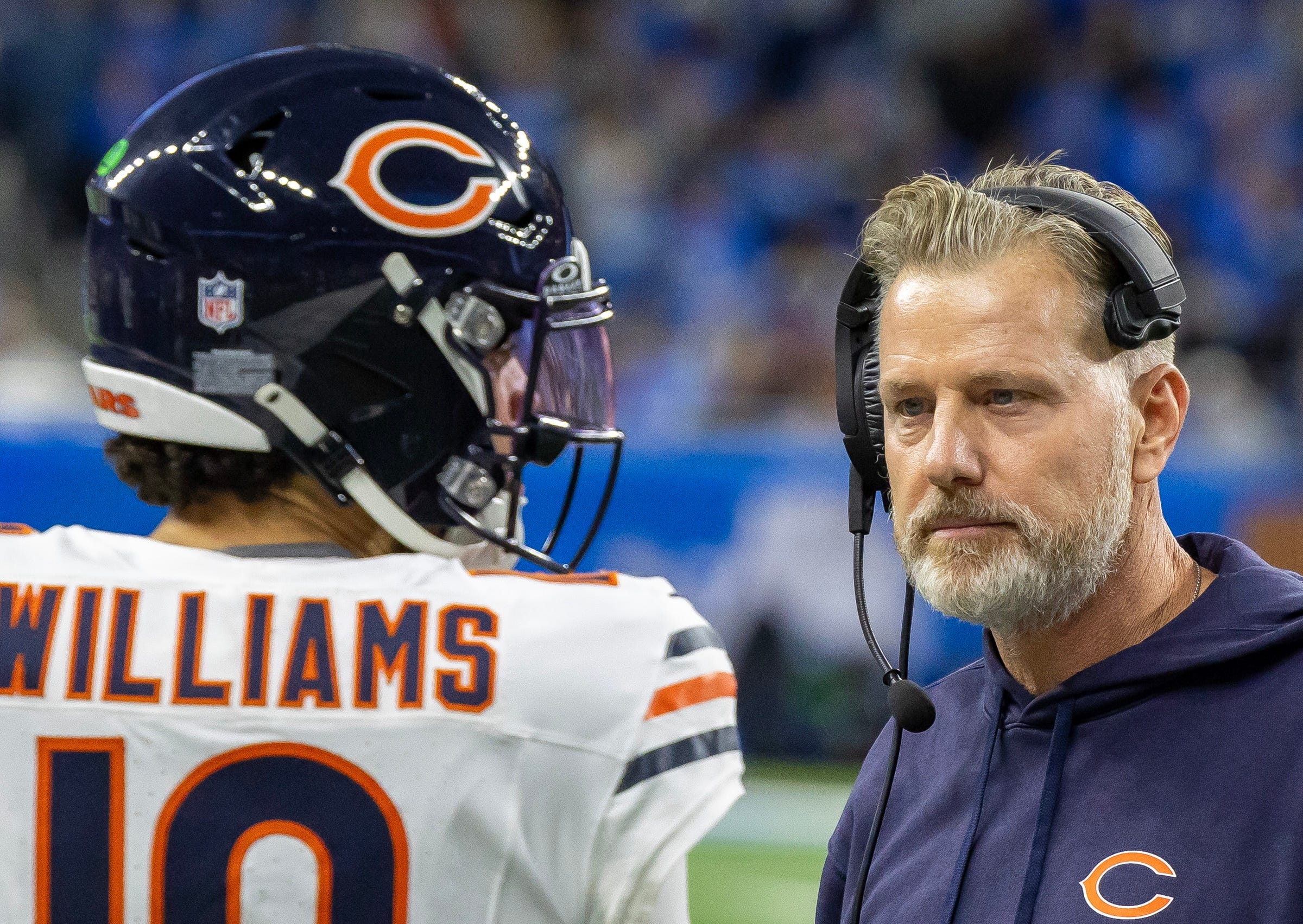 Caleb Williams: Bears were 'annoyed' by how Matt Eberflus handled Hail ...