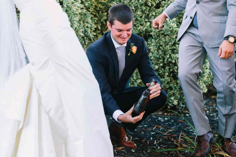 Why Southern Brides Bury A Bottle Of Bourbon Before Their Wedding Day