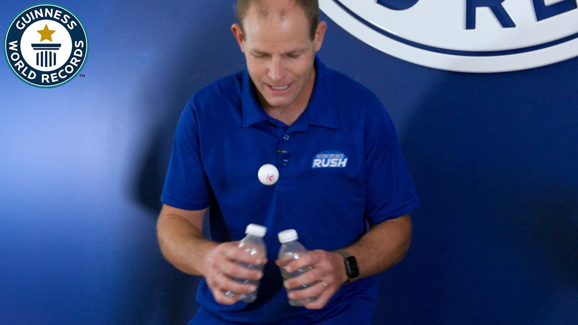 Record battu, temps le plus rapide pour toucher 10 capsules de ...