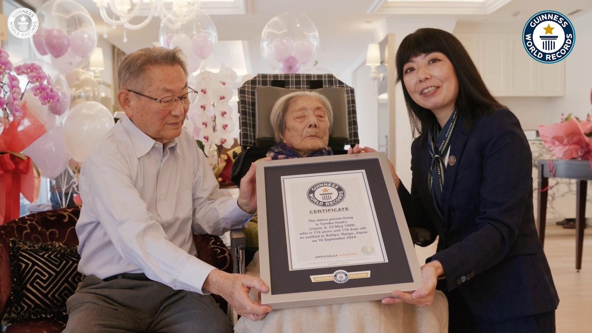 Tomiko Itooka, a celebrar 116 anos de vida e sabedoria