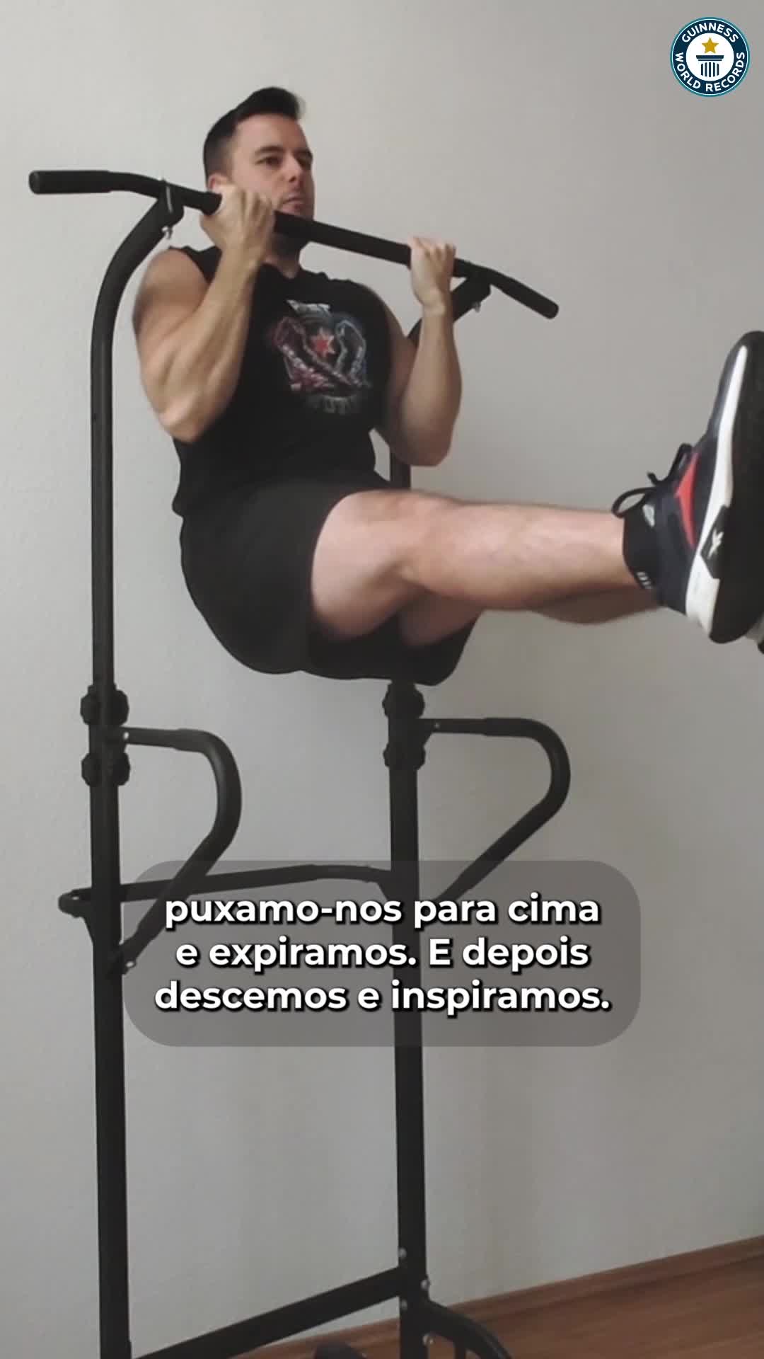 Conheça Benjamin Riether, o detentor do recorde de elevação do queixo em L