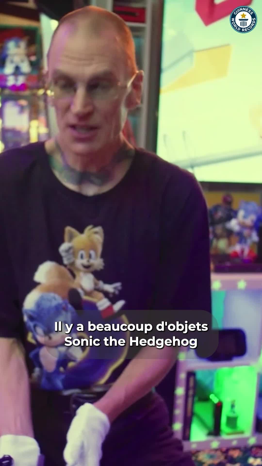 Barry Evans, à l'intérieur de l'ultime salle de jeu et musée Sonic