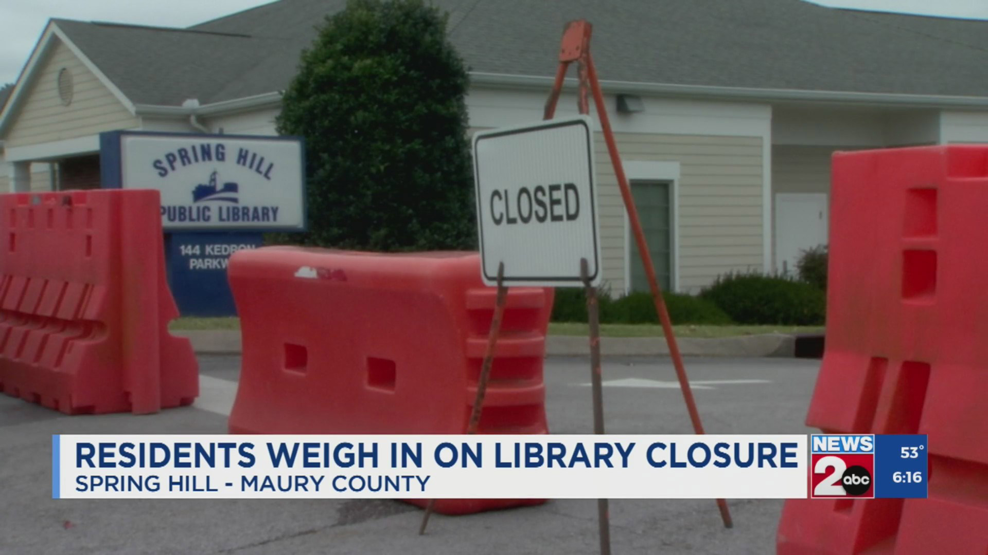 Residents weigh in on Spring Hill Library closure Residents weigh in on Spring Hill Library closure