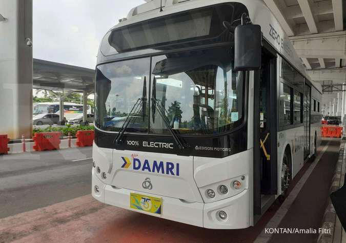 Damri Targetkan Penambahan 200 Bus Listrik Tahun Ini