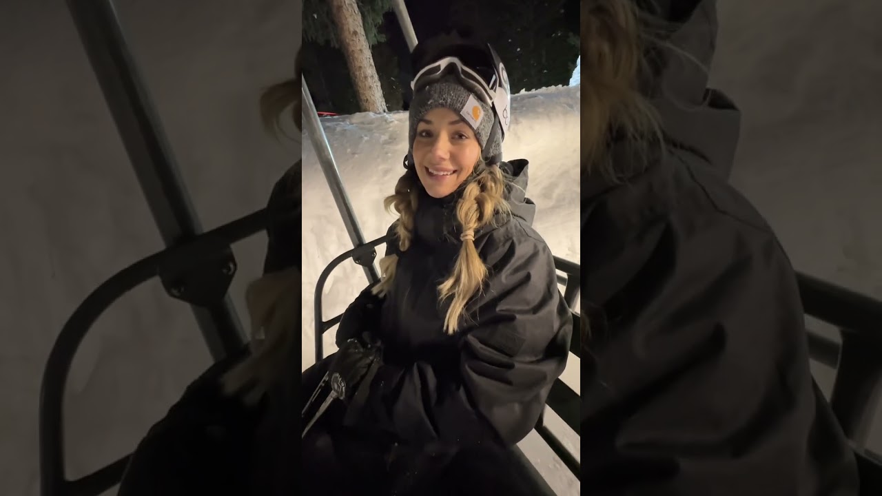 First time skiing goes surprisingly well