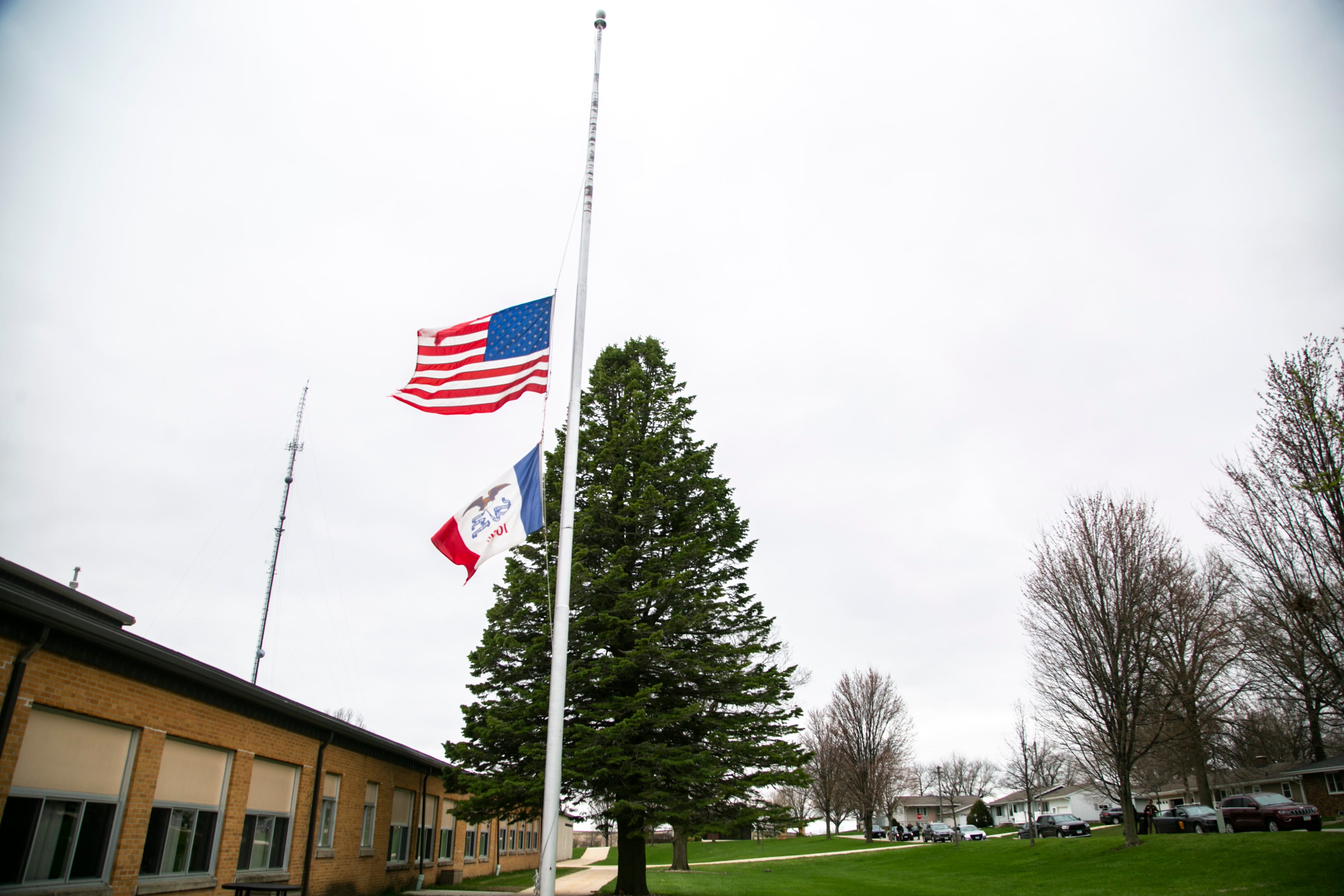 Why are flags at half-staff in Iowa? Flags lowered Saturday for World War II veteran