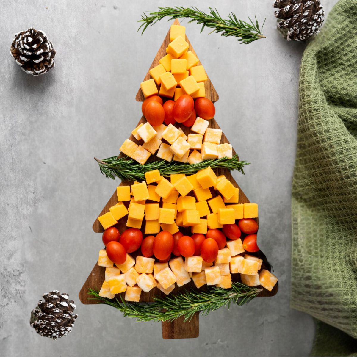Christmas Tree Cheese Board