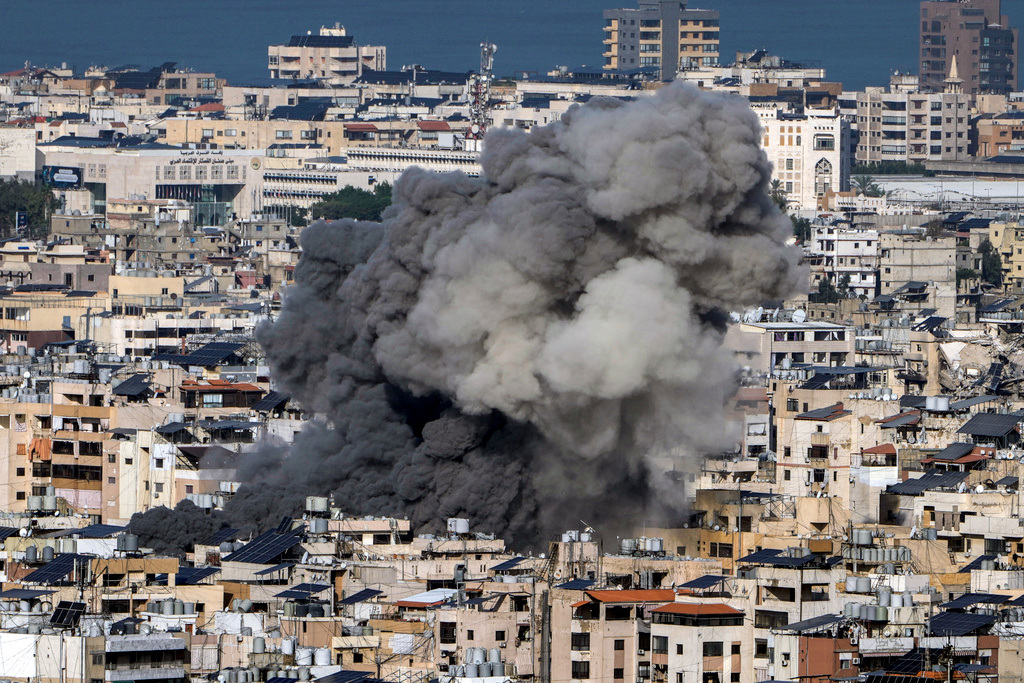 Nya israeliska attacker mot södra Beirut Nya israeliska attacker mot södra Beirut