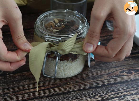 Risotto kit with sun-dried tomatoes and mushrooms