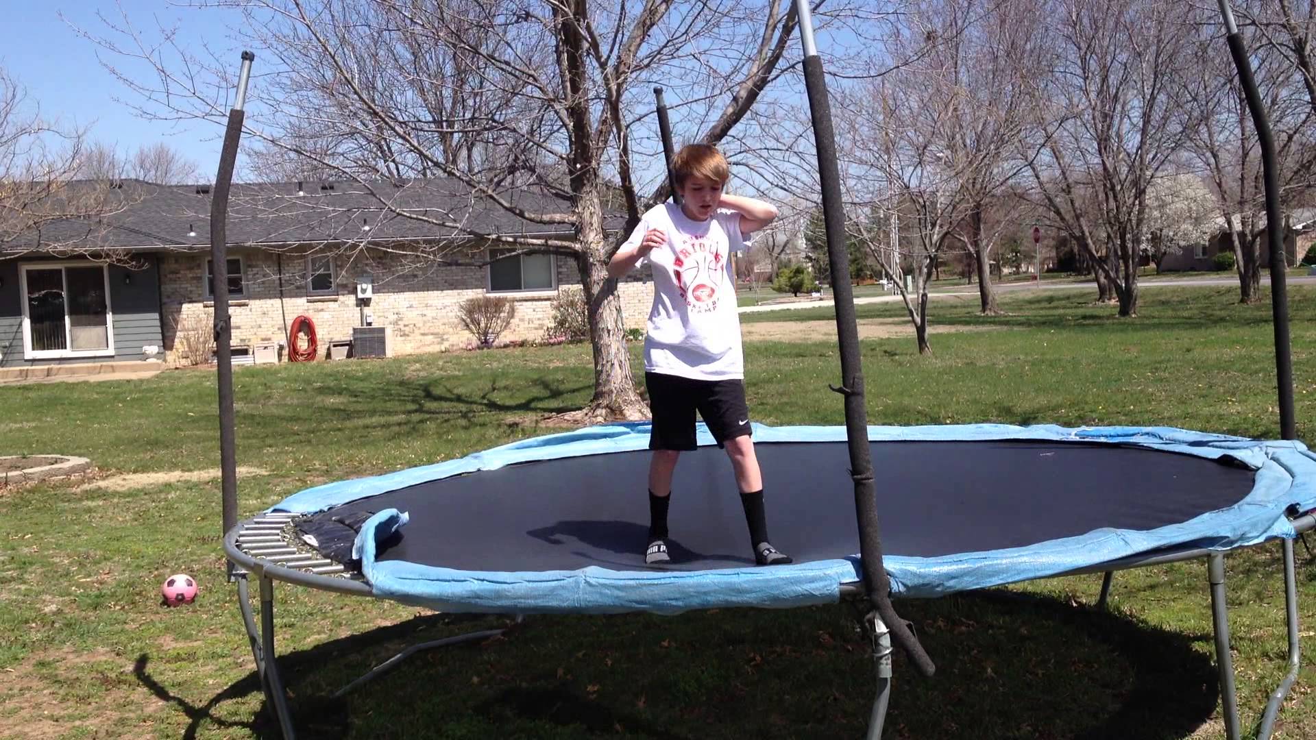 Compilation of My Worst Trampoline Fails