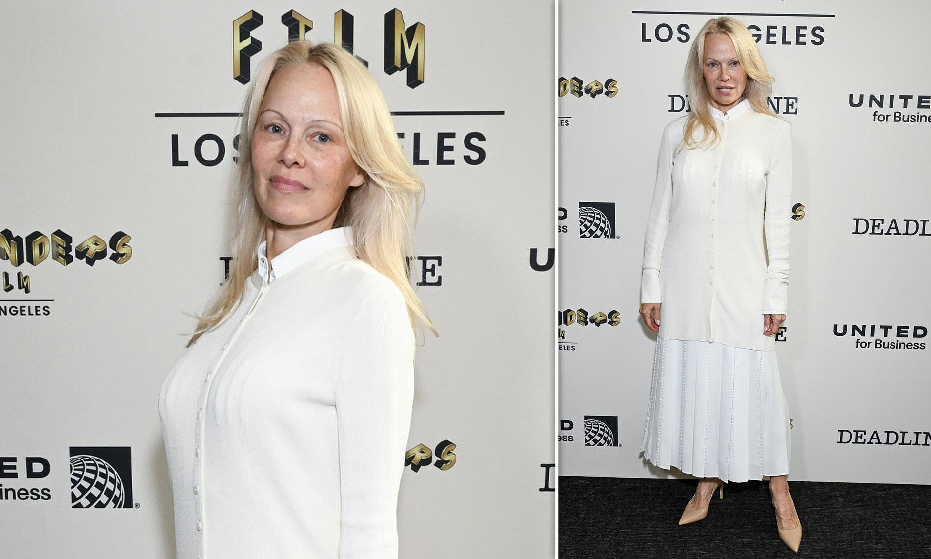 Pamela Anderson goes makeup-free at Deadline Contenders Film event amid ... Pamela Anderson goes makeup-free at Deadline Contenders Film event amid ...