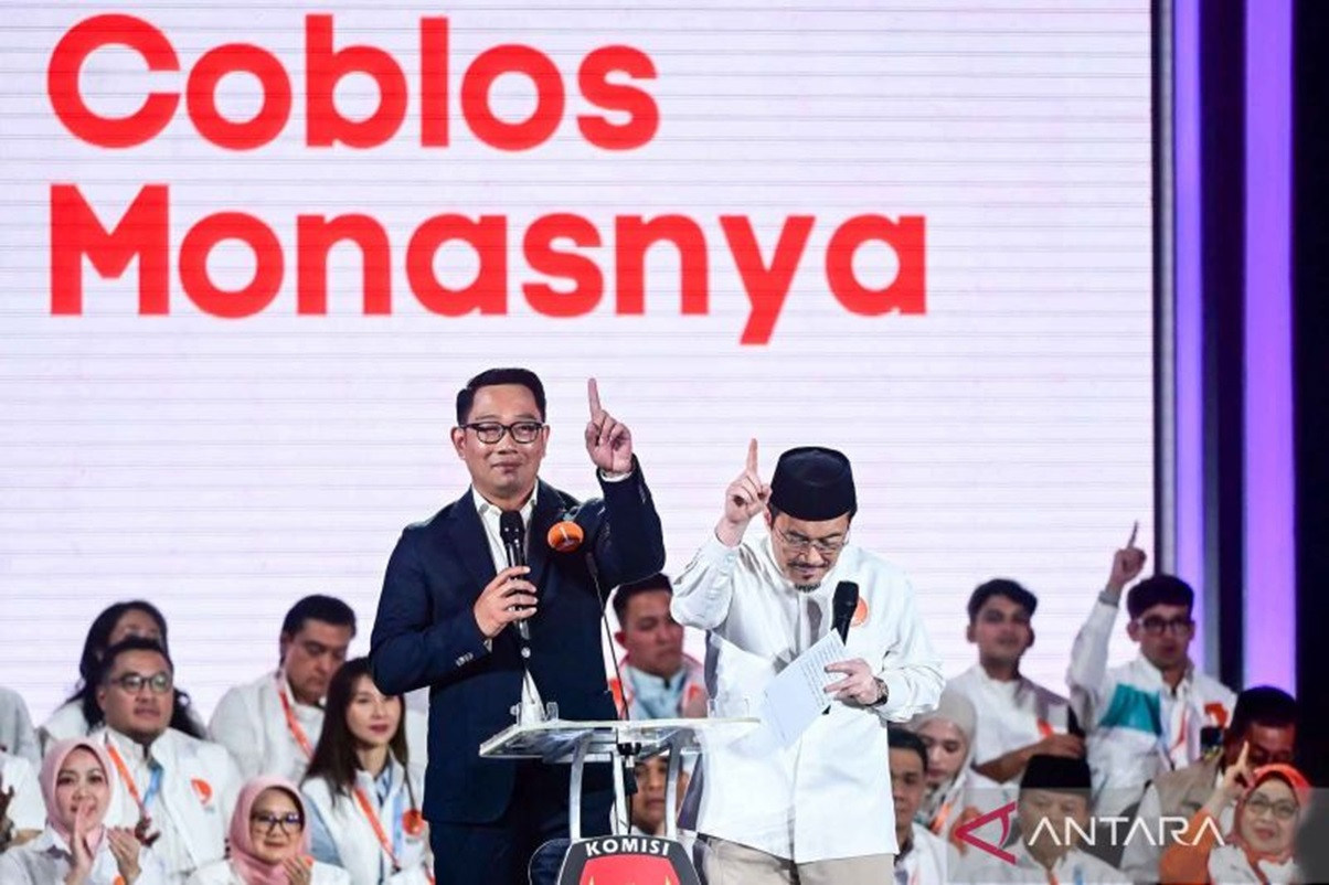 Ridwan Kamil Sindir Pramono di Panggung Debat, Bawa-bawa Anies dan PDIP Ridwan Kamil Sindir Pramono di Panggung Debat, Bawa-bawa Anies dan PDIP