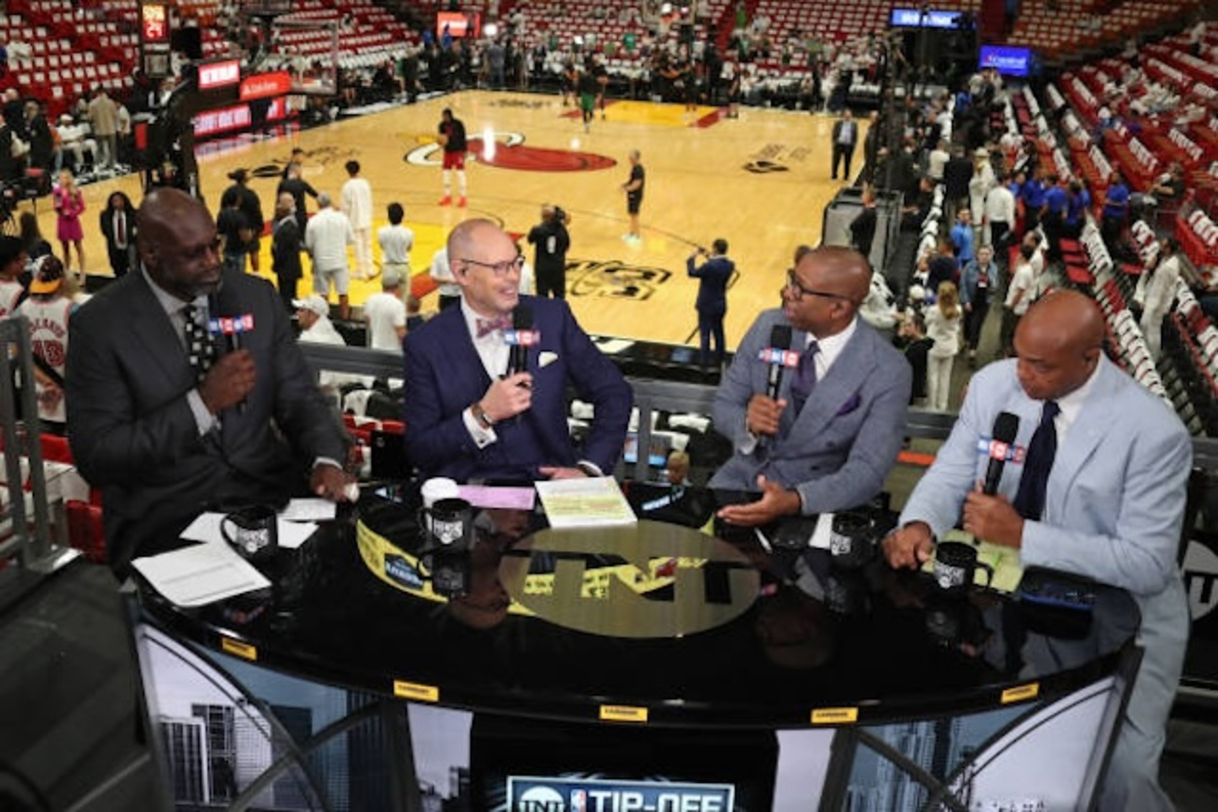 Watch: Shaquille O’Neal & Inside The NBA Cast Bid Farewell To TNT