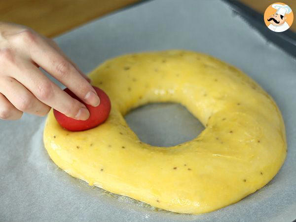 Mouna, traditional easter brioche