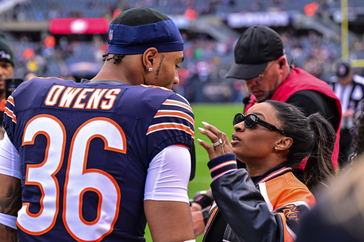 Simone Biles Embraces Being 'NFL Wife' With Bears’ Jonathan Owens