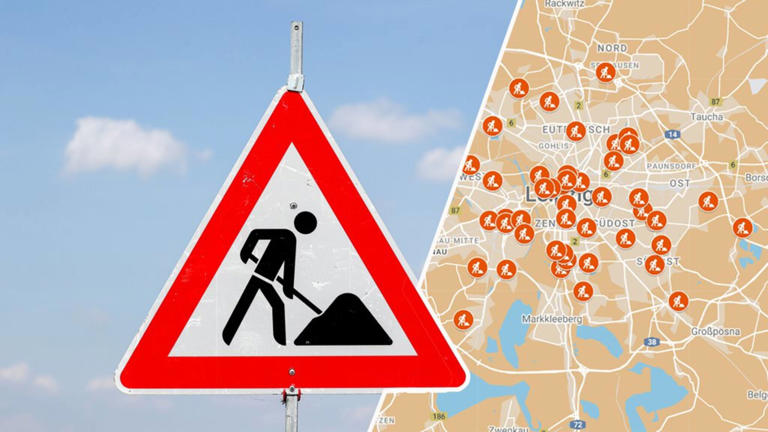 Neue Baustellen in Leipzig: Ab Montag Sperrungen am Dittrichring