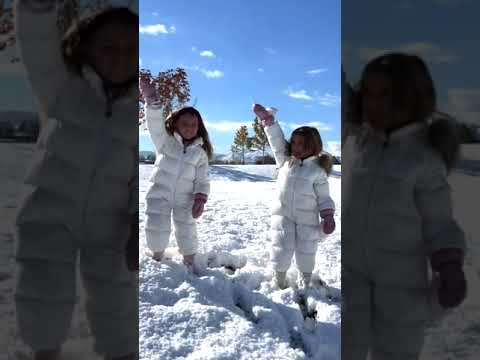 Snow dance chaos from the twins