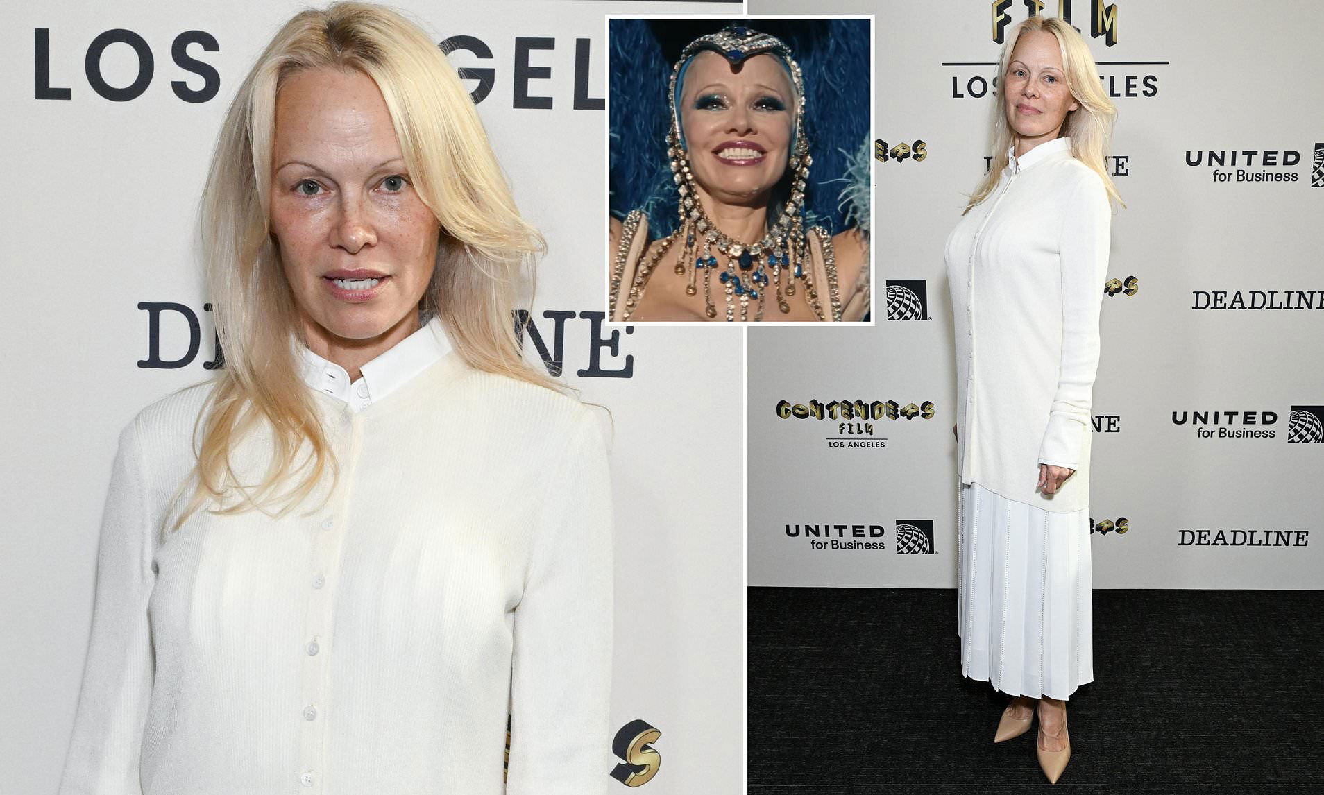 Pamela Anderson goes makeup-free at Deadline Contenders Film event amid ... Pamela Anderson goes makeup-free at Deadline Contenders Film event amid ...