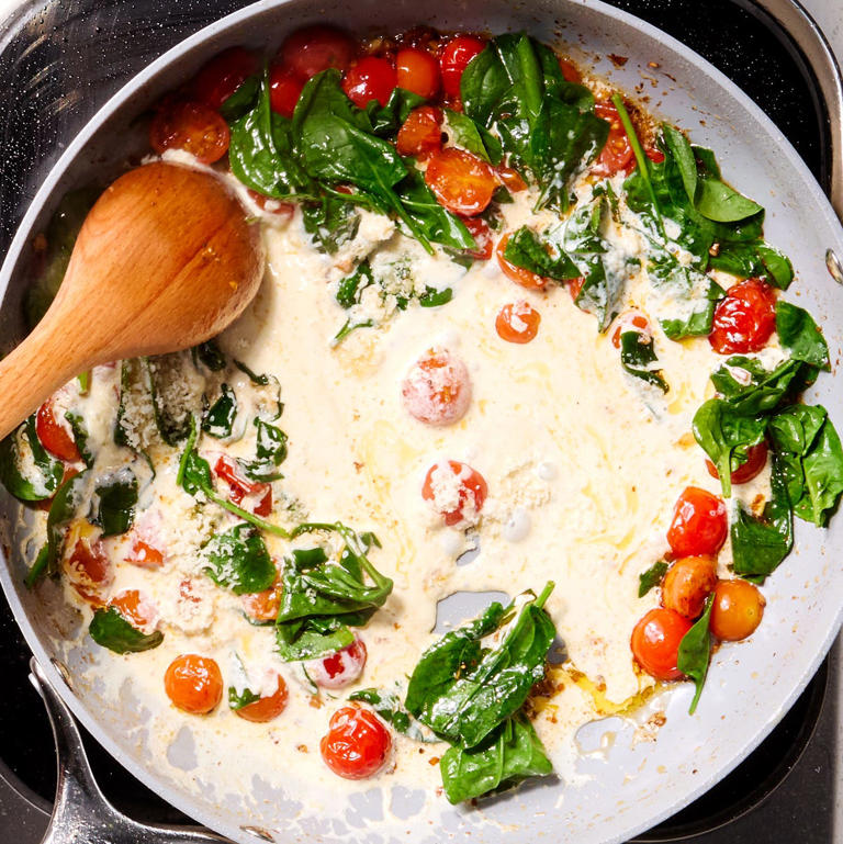 This creamy Tuscan chicken is one of our most-popular dinner recipes