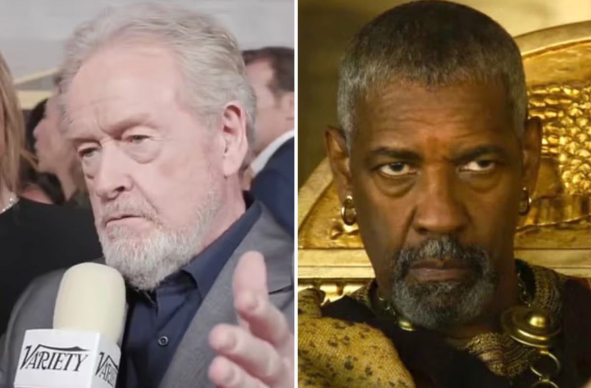 Gladiator 2: Ridley Scott disputes Denzel Washington’s claim gay kiss ... Gladiator 2: Ridley Scott disputes Denzel Washington’s claim gay kiss ...