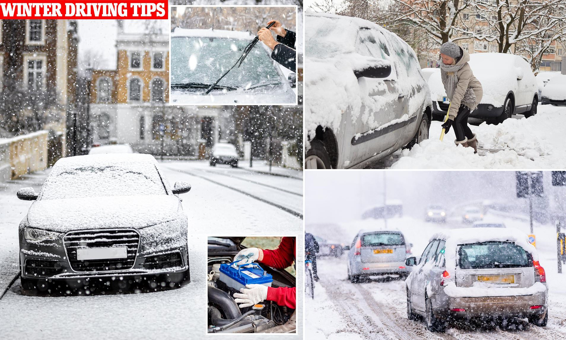 Ten winter driving tips - including how to react if you skid on ice