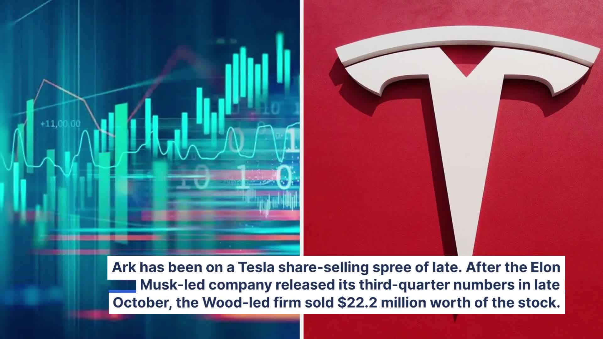 Cathie Wood's Ark Sells $10M Of Tesla Stock As Trump's AV Plans Boost Stock Cathie Wood's Ark Sells $10M Of Tesla Stock As Trump's AV Plans Boost Stock