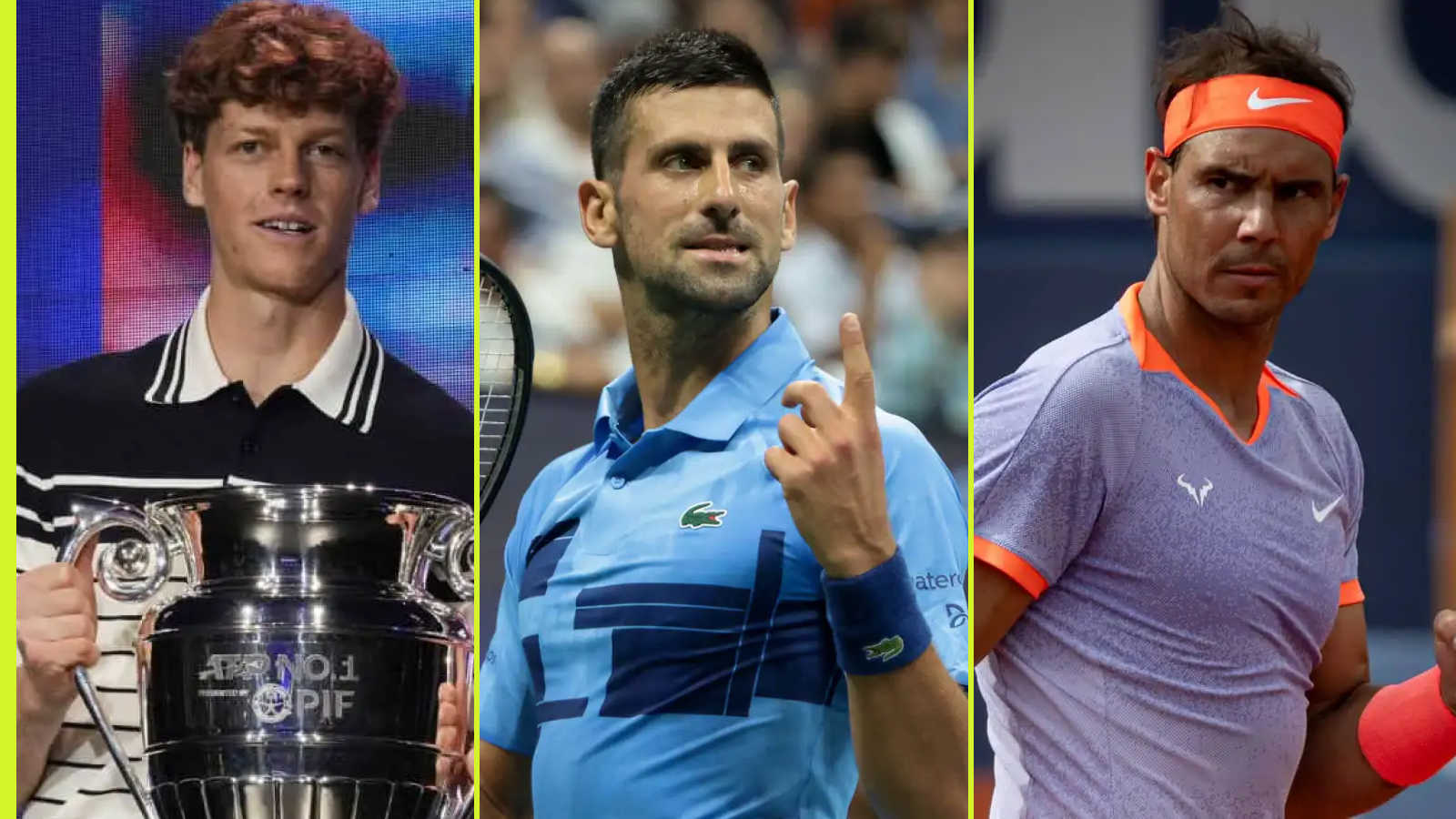 2024 ATP Rankings Winners & Losers: Jannik Sinner +3, Novak Djokovic -6 ...