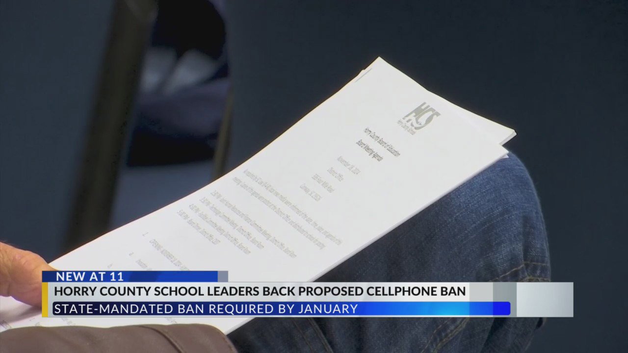 Horry County school leaders back proposed cellphone ban as ... Horry County school leaders back proposed cellphone ban as ...