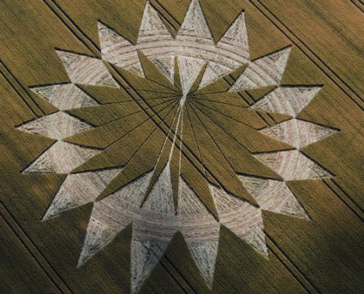 Crop circles: 30 mysterious field patterns seen from above