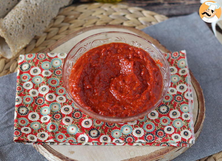 Crema para untar de pimiento rojo asado