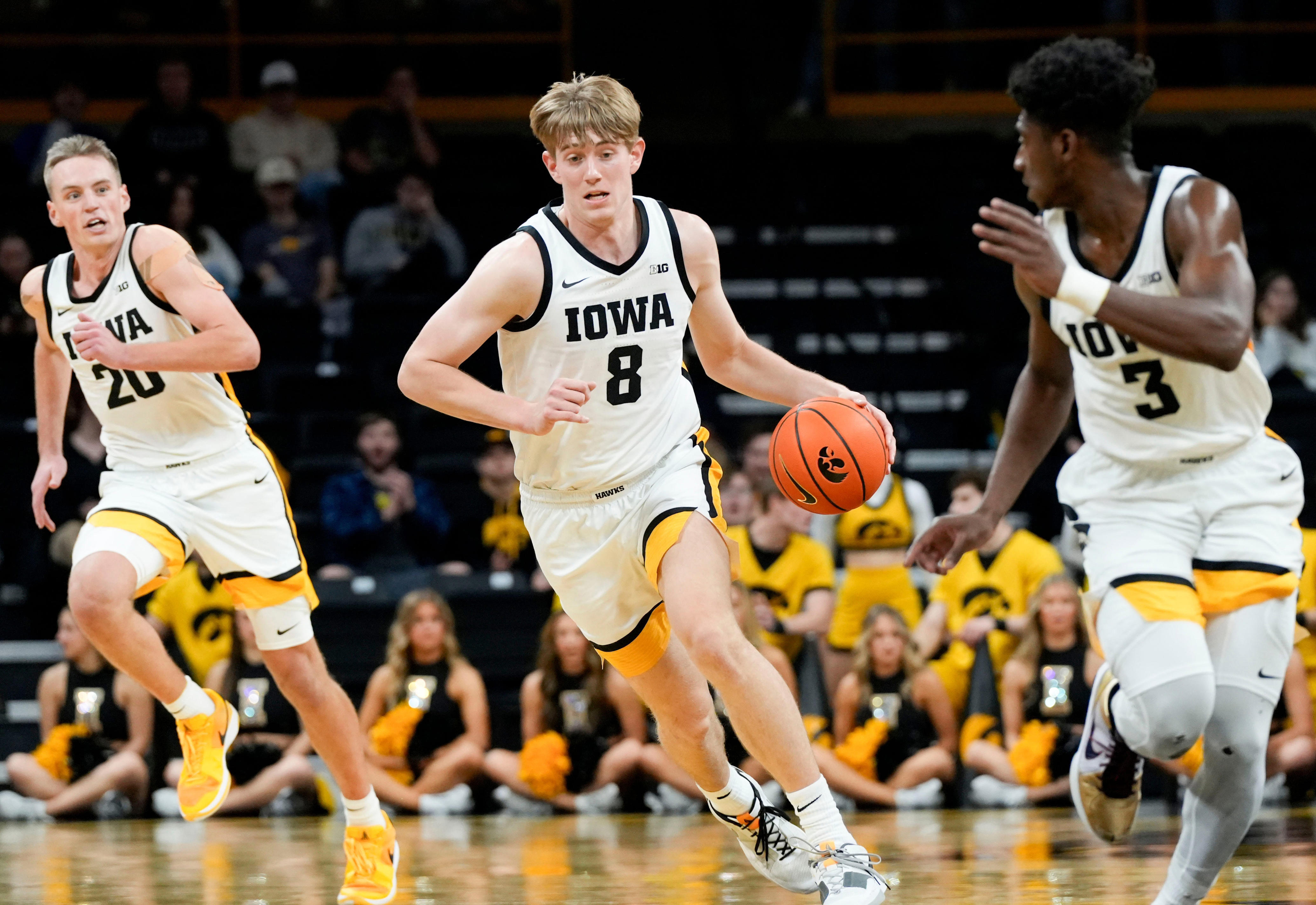 Iowa basketball three stars following dominant 112-70 win vs. New Hampshire