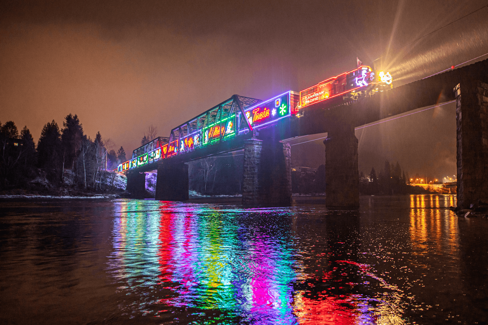 Lighted CPKC holiday train to cross Michigan. When to see the ...