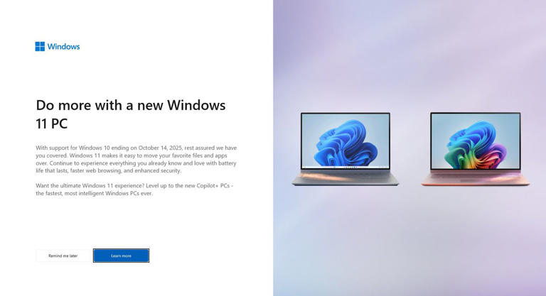Microsoft tries to convince Windows 10 users to buy a new PC with full ... Microsoft tries to convince Windows 10 users to buy a new PC with full ...
