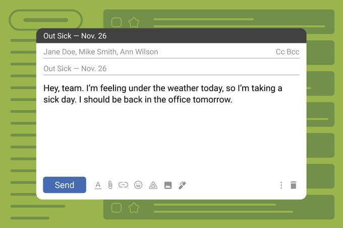 How to Write a Sick-Day Email—Plus Templates You Can Use Now