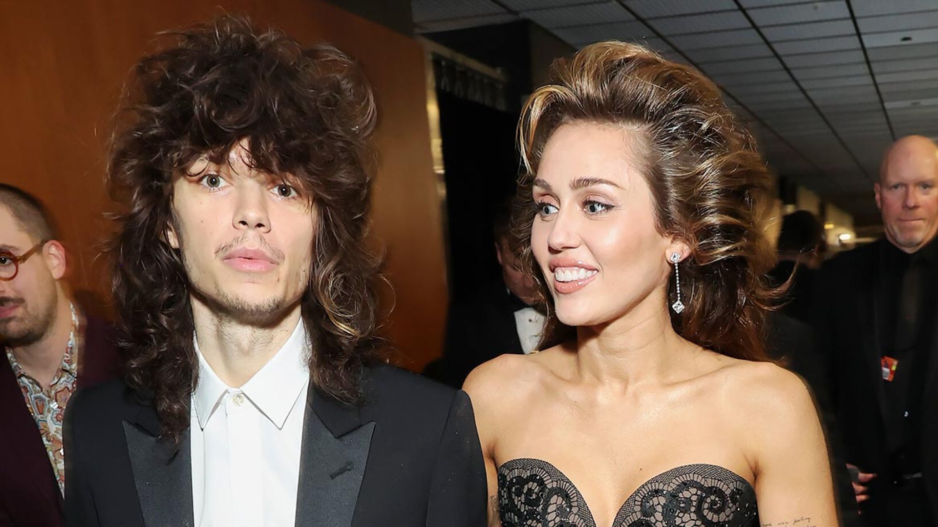 Miley Cyrus Cuddles Up With Boyfriend Maxx Morando at 2025 Grammys