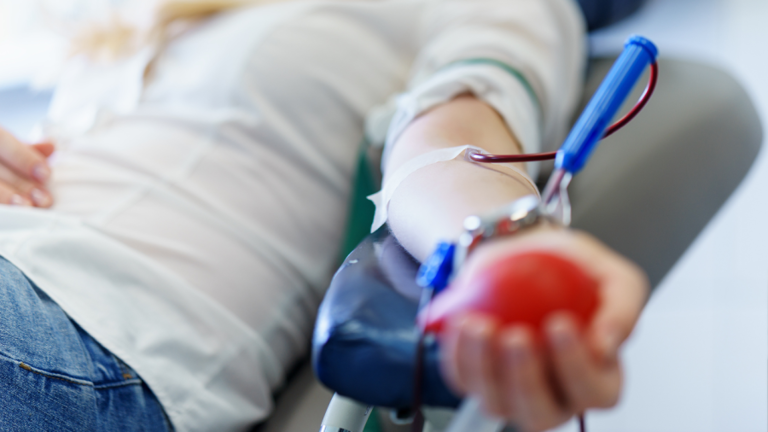 Save lives, donate blood this August; free A1C screening and gift card