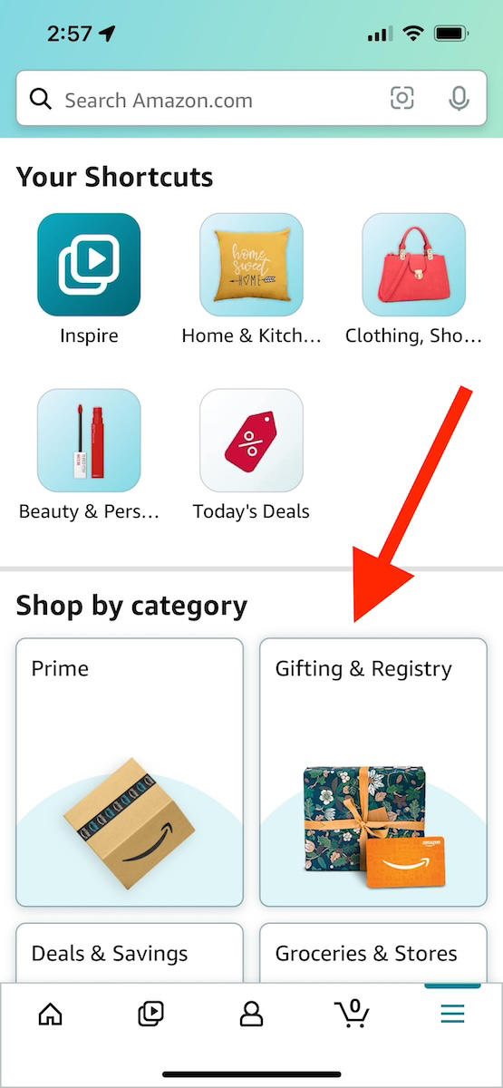 How to Find a Registry on Amazon