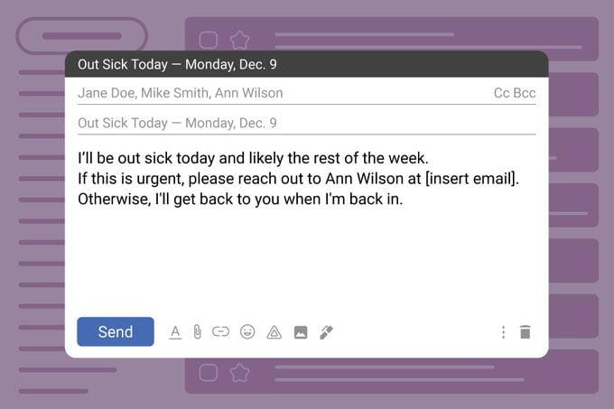 How to Write a Sick-Day Email—Plus Templates You Can Use Now