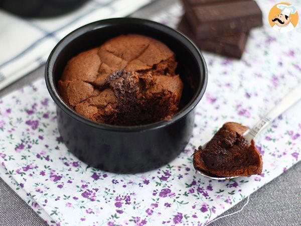 Coulant de chocolate cremoso sin gluten