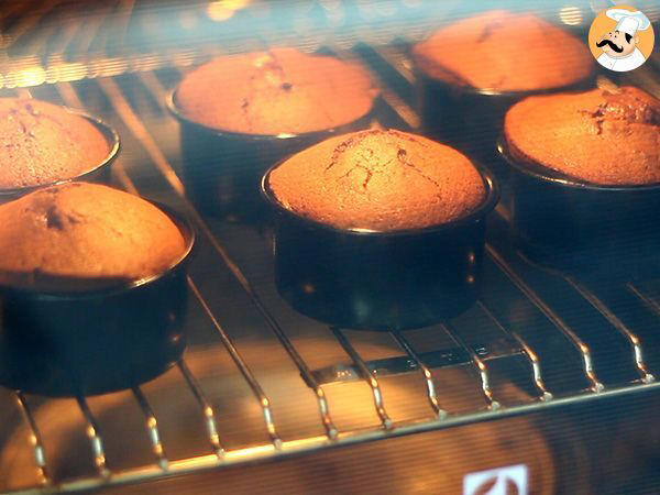 Coulant de chocolate cremoso sin gluten